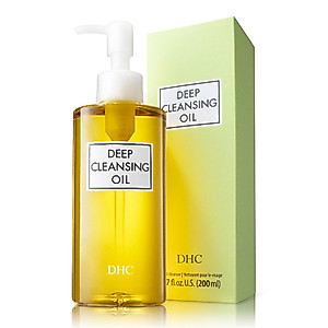 DHC Deep Cleansing Oil and Lip Cream, Facial Cleansing Oil, Makeup Remover, Hydrating, Moisturizing, Soothing, Set, Fragrance and Colorant Free, Ideal for all skin types, 6.7 fl. oz. and 0.05 oz.