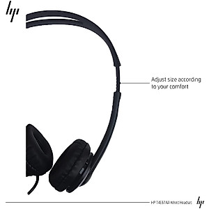 HP 3.5mm Stereo Wired Business Headset, Customer Service Headset with Microphone for Laptop/Desktop/PC/MAC