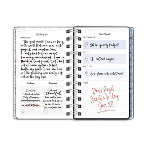 Southworth 2021 Yearly Planner (January, 2021-December, 2021), Monthly and Yearly Planner, 4.75” x 6.25”, Periwinkle Burst, Premium 28lb/105gsm Paper, Twin Wire, 82 Sheets/164 Pages (91918)