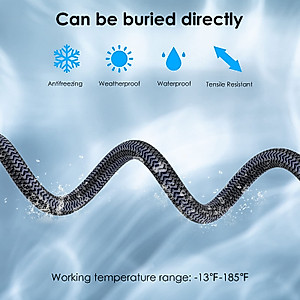 Ciwoda Cat 8 Ethernet Cable 25ft, Outdoor, Indoor Nylon Braided Cat 8 Cable, Heavy Duty 26AWG 40Gbps, 2000MHz, S/FTP Patch Cord for Xbox, POE, PS5, Router