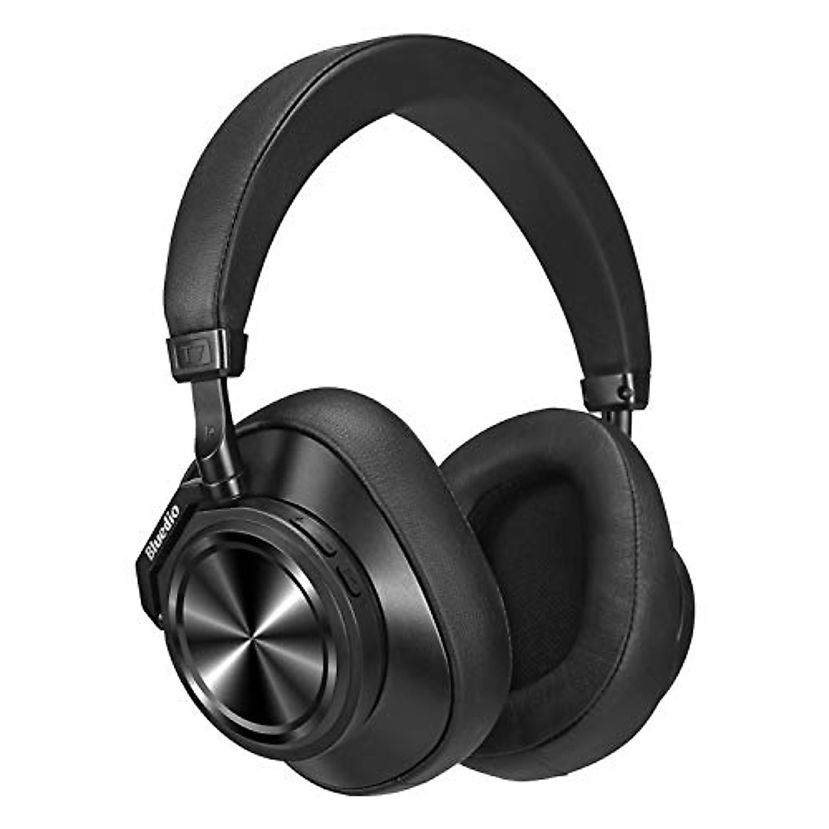 Bluetooth Headphones Over Ear,Bluedio T7 Plus (Turbine) Custom Noise Cancelling Headphones,57mm Driver Hi-Fi Stereo, 30Hrs Playtime,Wireless Headsets with Mic/SD Card Slot for PC/Cellphone/Travel/Work