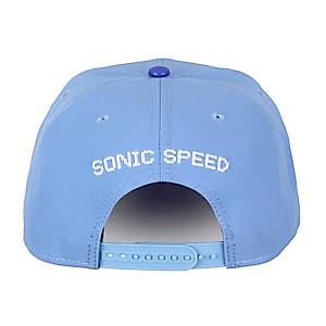 Sonic The Hedgehog 8-Bit Pixel Sonic Speed Snapback Hat Blue