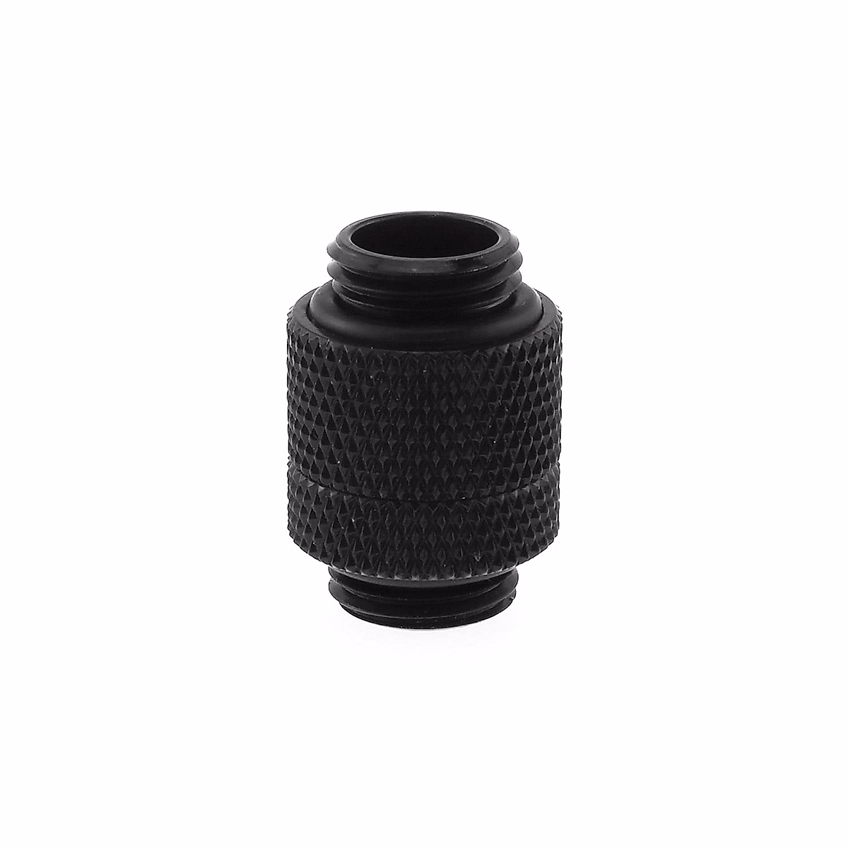 RLECS G1/4 Inch Rotary Male to Male Extender Fitting Computer Water Cooling Fitting 360 Degree Rotation, Black