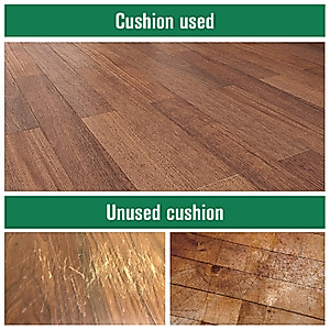 OBKING Trash Can Mat, with Non-Slip Particles to Prevent Trash Can Movement and Protect Floors, Raised Edges to Prevent Spills, Suitable for Kitchen, Living Room, Bedroom(11.8"x18.9")