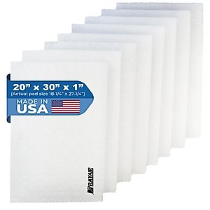 RAYAIR SUPPLY 20x30 Replacement Filter Pads Compatible with Goodman G1EAC-2030 Air Cleaner 20X30 GA1MEDIA-2030 Refills (4 Pack)