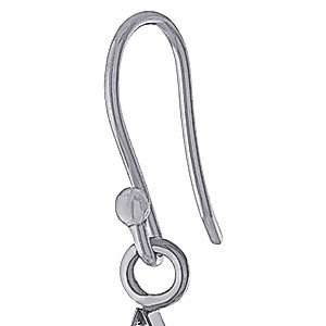 Amazon Collection Sterling Silver Multi Pressed Flower Teardrop Earrings