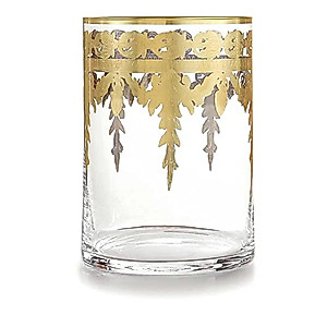 Arte Italica Baroque Gold Wastebasket