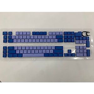 Suitable Logitech G915TKL G915 G815 Keyboard keycaps, 111 Keys. Replacement Keycaps Mechanical Gaming Keyboard… (Blue and Purple)