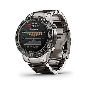 Garmin MARQ Aviator, Men's Luxury Tool Watch Designed for Your Passion for Aviation, View Flight Paths, Weather Reports, Start Flight Logging and More