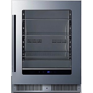 Summit 24” Built-In Beverage Center, Shallow 18” Depth, Stainless Steel - SDHG2443