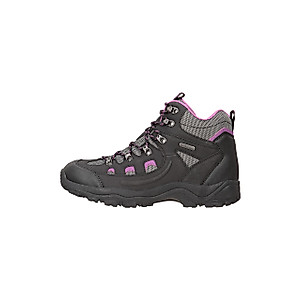 Mountain Warehouse Adventurer Womens Waterproof Hiking Boots Black Womens Shoe Size 6 US