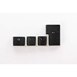HK Gaming Pudding Keycaps Set | Doubleshot PBT Keycap Set | Full 108 OEM Profile Key Set | ANSI US-Layout | for Mechanical Keyboard | Compatible with Cherry MX, Gateron, Kailh, Outemu | Black