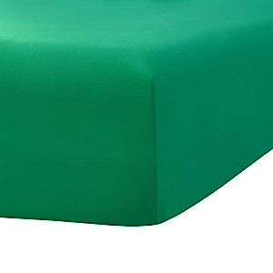 Toodou Most Comfortable and Luxurious Turquoise California King Fitted Sheet-Soft Wrinkle Resistant Microfiber- Deep Pocket Fitted Bottom Sheets