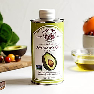 La Tourangelle, Avocado Oil, Handcrafted from Premium Avocados, Great for Cooking, as Butter Substitute, and for Skin and Hair, 16.9 fl oz