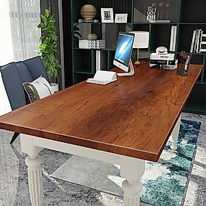 Livelynine Brown Wood Contact Paper Waterproof Kitchen Cabinet Wallpaper Peel and Stick Wood Stickers for Furniture Wood Grain Vinyl Wrap for Cabinets Desk Table Kitchen Counter Top Covers 15.8"x78.8"