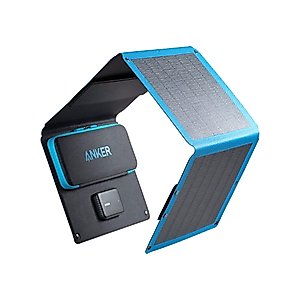 Solar Charger, Anker 24W 3-Port USB Portable Solar Charger with Foldable CIGS Panel for Camping, PowerPort Solar for iPhone 12/SE/11/XS Max/XR/X/8, iPad, Samsung Galaxy S20/S10/S9/S8, and More