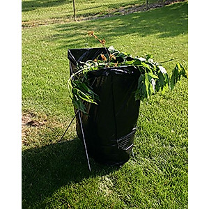 Midwest Gloves & Gear Bag Caddy - Portable Bag Stand for 33 to 39 Gallon Trash Bags, Style 52H8, 2018 Version, 2 Pack, Metal