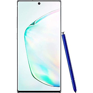 Samsung Galaxy Note 10+ Plus 256GB with S Pen Aura Glow/Silver (Factory Unlocked for GSM & CDMA, 6.8 Inch Display, U.S. Warranty) SM-N975UZKAXAA (Renewed)