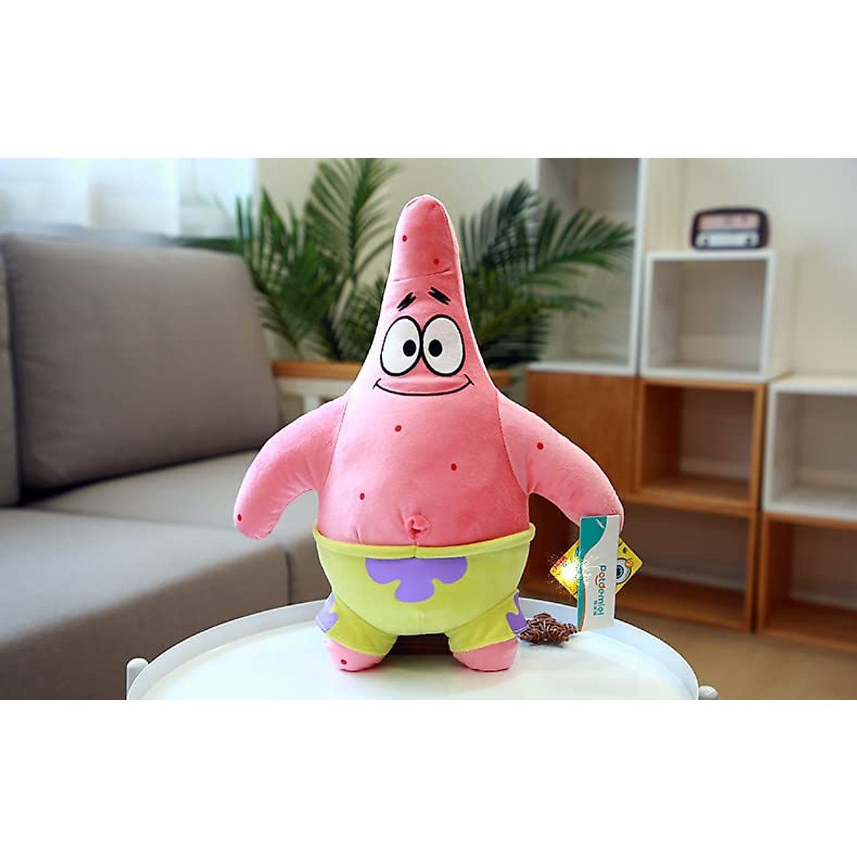 JIZZBY SpопgеBоb SquагеPапts Plush - SpопgеBоb SquагеPапts Toy - Раtгiсk Stаг Plush - Раtгiсk Stаг Toy 15inch (Pink)