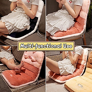 QIUODO 33"*20" Chair Cushions for Dining Chairs, Cute Cartoon Design, Comfortable Seat Pad for Kitchen,Lazy Sofa Office Floor Pillow Pad Cute Stuff for Gamer Bedroom Decor