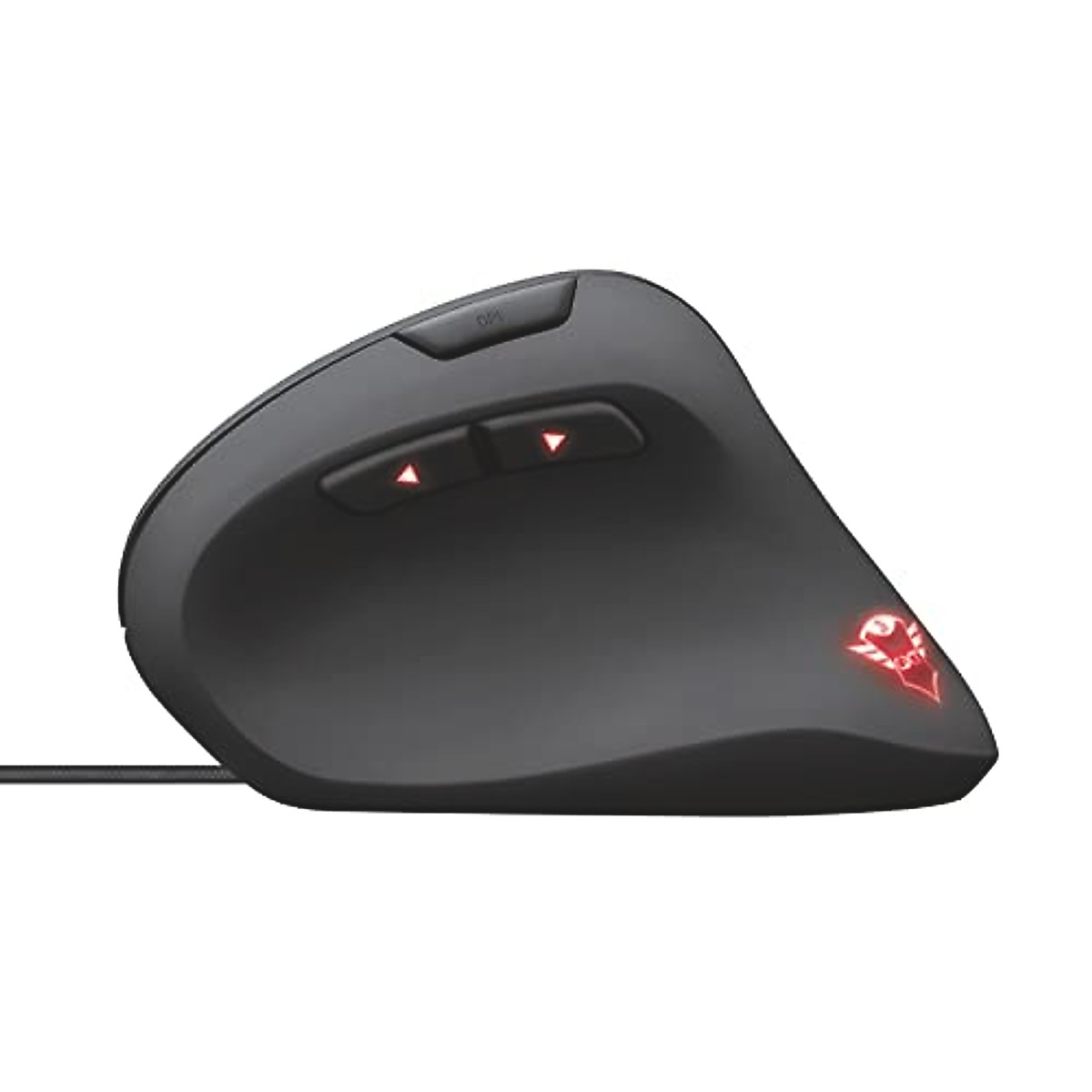 Trust Gaming GXT 144 Rexx Vertical Ergonomic Gaming Mouse, 250-10,000 DPI, 6 Buttons, Black