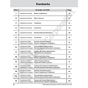 Evan-Moor Daily Reading Comprehension, Grade 6 - Homeschooling & Classroom Resource Workbook, Reproducible Worksheets, Teaching Edition, Fiction and Nonfiction, Lesson Plans, Test Prep