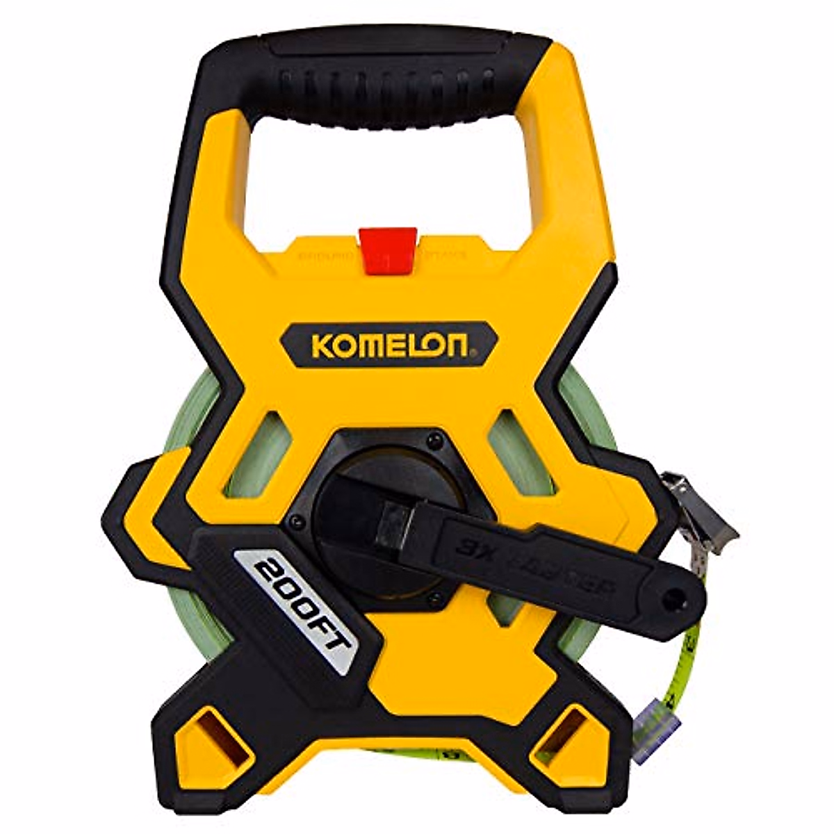 Komelon Contractor LT Tape Measure,Black,200 FT