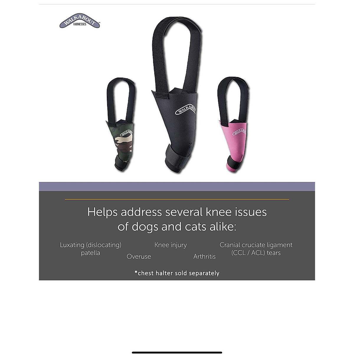 WALKABOUT Knee Brace (Small Left (7-9")