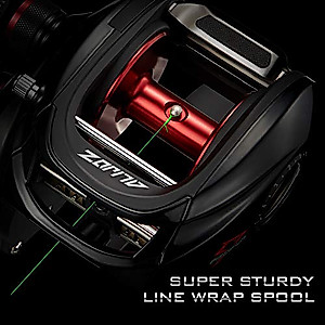 Piscifun Alijoz Baitcasting Reels Low Profile Baitcaster Aluminum Frame Baitcast Fishing reel, Size 300, 33lb Drag 5.9:1 Gear Ratio Freshwater Saltwater Power Handle Casting Reels (Right Handed)