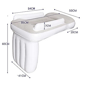 DAMRU Inflatable Airplane Baby Travel Bed | Inflatable Airplane Bed for Kids | Baby Airplane Travel Bed| Toddler Airplane Bed | Airplane Bed for Toddler with Hand Pump, for Loving Memories