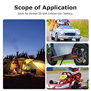 M18 Power Wheels Adapter for Milwaukee, 18V Battery Adapter Power Wheels Battery Conversion Kit with Fuse Holder and 3PCS 30Amp Fuses UIInosoo for DIY, RC Toys and Robotics, Red