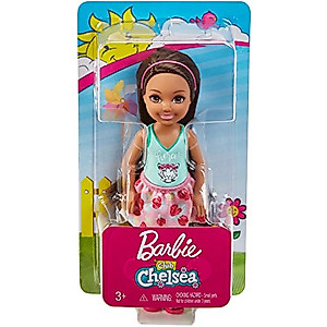 Barbie Club Chelsea Doll, 6-inch Brunette with Fierce Tiger Graphic
