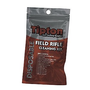 Tipton Rifle Field Cleaning Kit .2-338 Caliber with Convenient Re-Sealable Package for Firearm Cleaning and Maintenance