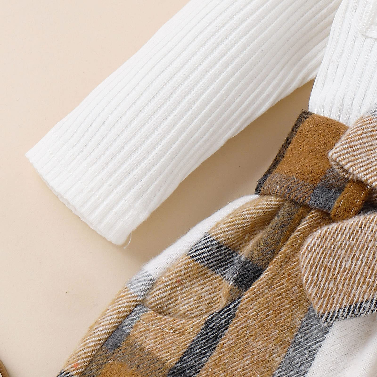 TBUIALL Prime Today Deals Outfits para Bebe Nina Ripped Baby Leggings 1 Year Old Boy Clothes Fall Girls Clothes 6 Months First Christmas Outfit Clothes (Yellow, 6-9 Months)