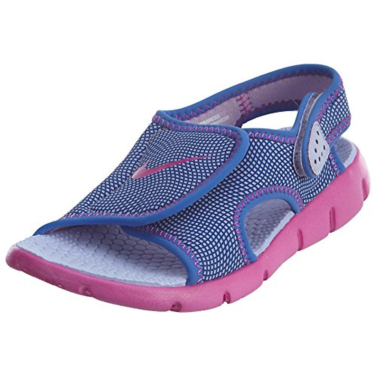Nike Sunray Adjust 4 Boys (GS/PS) Shoes Hydrangeas/Comet Blue/Pink 386520-504 (3 M US)