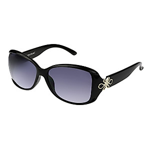 Foster Grant Womens Sublime Sunglasses, Black, 57mm US