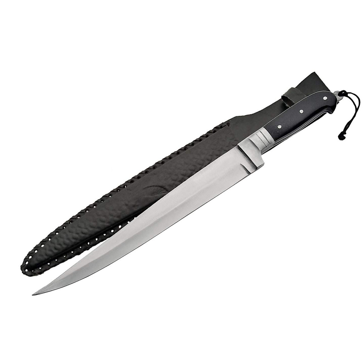 SZCO Supplies Khyber Bowie Knife,Black,19 inches