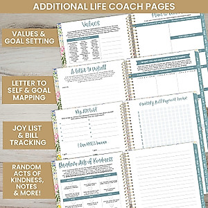 bloom daily planners 2024 Pocket Planner - 4” x 6” - (January 2024 - December 2024) - MINI Weekly/Monthly Agenda Organizer & Calendar Book - Garden Party