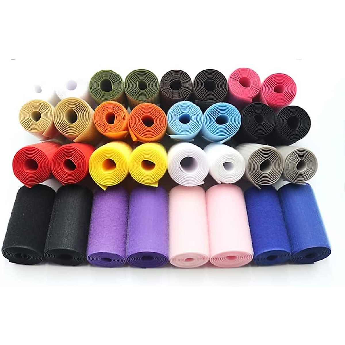 Velcro,Velcro Tape self Adhesive, Hook and Loop Tape Roll 10CM*1M Sewing Velcro Non-Adhesive Nylon Fabric Fastener Fastening Tape Heavy Duty Strips for DIY Craft Supplies,for Shoes,Bags,Gloves,Etc.26