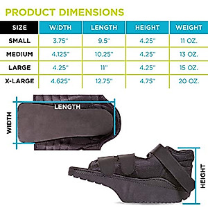 BraceAbility Forefoot Off-Loading Healing Shoe - Non-Weight Bearing Medical Boot for Diabetic Foot Ulcer Protection, Metatarsalgia Pain and Post Bunion, Mallet or Hammer Toe Surgery (XL)