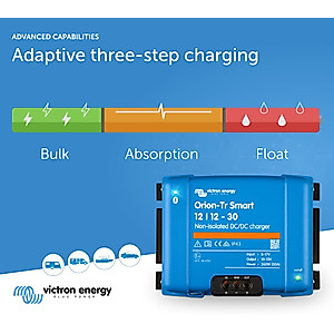 Victron Energy Orion-Tr Smart 12/12-Volt 30 amp 360-Watt DC-DC Charger Non-Isolated (Bluetooth)