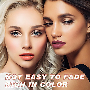 6 Colors Matte Lipstick Set,Natural Nude Lipstick Lip Makeup Kit, Velvet Nourishing Lip Gloss, Non-Stick Cup Long Lasting Not Fade Waterproof Lip Stain Liquid Lipstick Gift Set For Women (SET A)