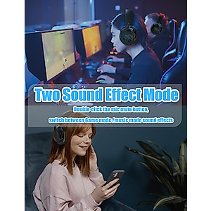 ZIUMIER Wireless Gaming Headset - Low Latency 2.4G Wireless + Bluetooth Gaming Headphones for PC, PS5, PS4, Switch, Mobile - Noise Cancelling Microphone - 50mm Drivers - USB-C Charging (Black)