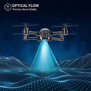 TENSSENX GPS Drone with 4K Camera for Adults, TSRC A6 Foldable RC Quadcopter with Auto Return, Follow Me, Optical Flow, Waypoint Fly, Circle Fly, Headless Mode, Altitude Hold, 46 Mins Flight Time