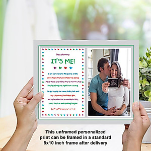 It's Me - Sweet Mommy Poem Mother to be from Baby, 8x10 Inch Custom Print