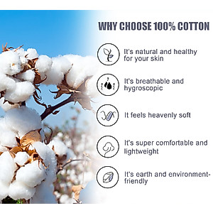 FEREMO 100% Cotton Nightgowns for Women Plus Size Nightgowns Soft Cotton Ladies Nightdress Sleepwear(Pink,4X)