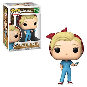 POP Parks and Rec - Leslie Knope The Riveter Funko Vinyl Figure (Bundled with Compatible Box Protector Case)