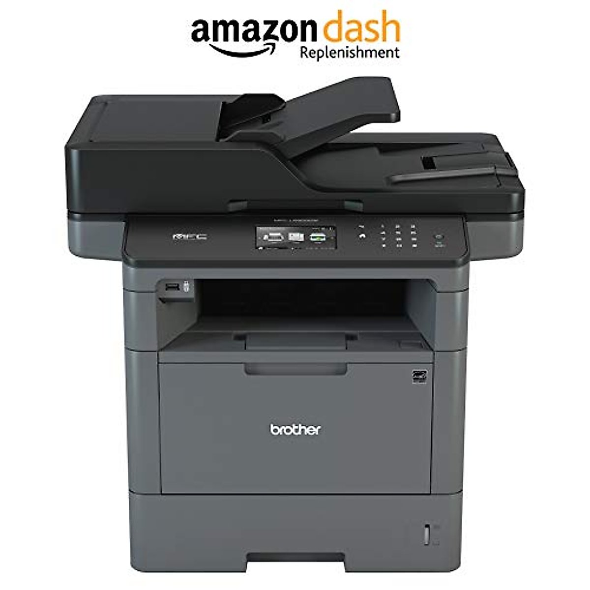 Brother Monochrome Laser Printer, Multifunction Printer, All-in-One Printer, MFC-L5900DW, Wireless Networking, Mobile Printing & Scanning, Duplex Print, Copy & Scan, (Renewed)