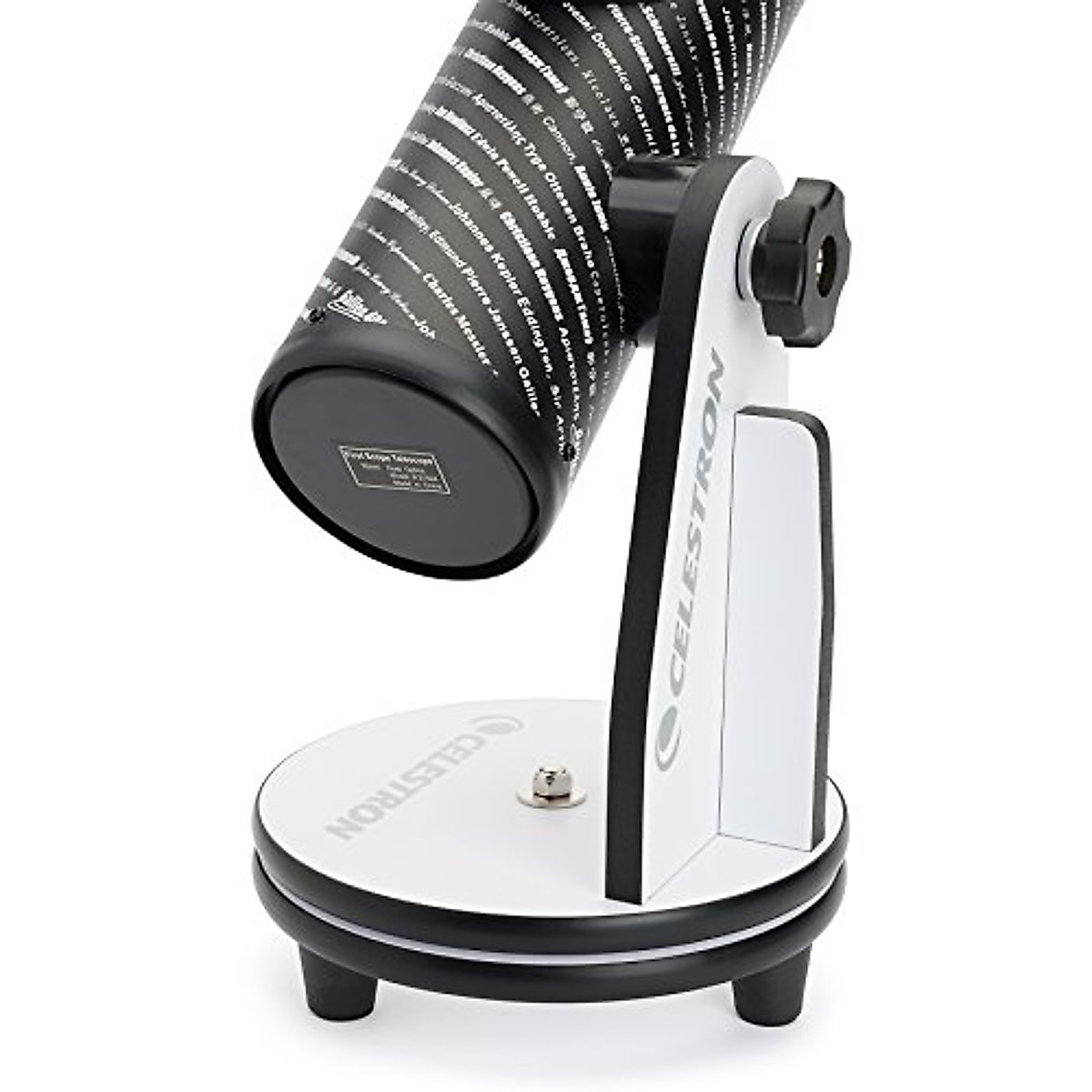 Celestron – 76mm Classic FirstScope – Compact and Portable Tabletop Dobsonian Telescope – Ideal Telescope for Beginners – Features Notable Astronomers and Scientists – BONUS Astronomy Software Package