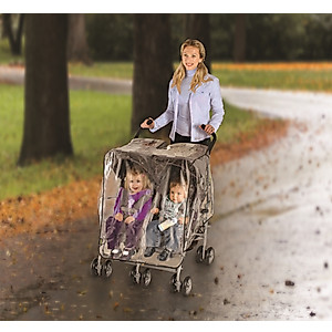 Jeep Side by Side Stroller One Size Weather Shield, White